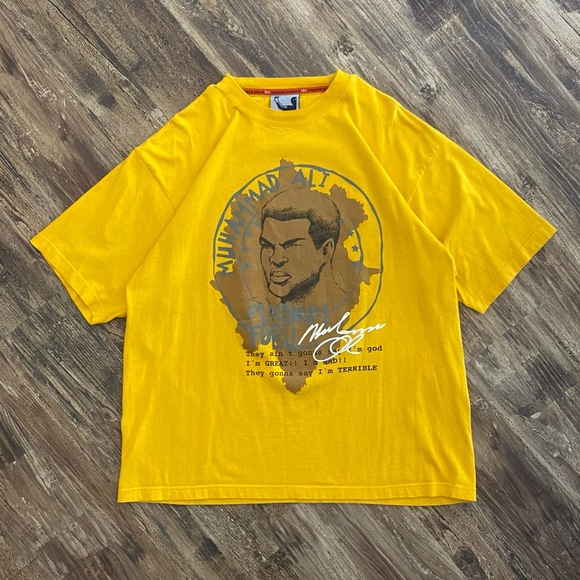 American Vintage | Shirts | Vintage 99s Platinum Fubu Muhammad Ali Boxing Shirt | Poshmark
